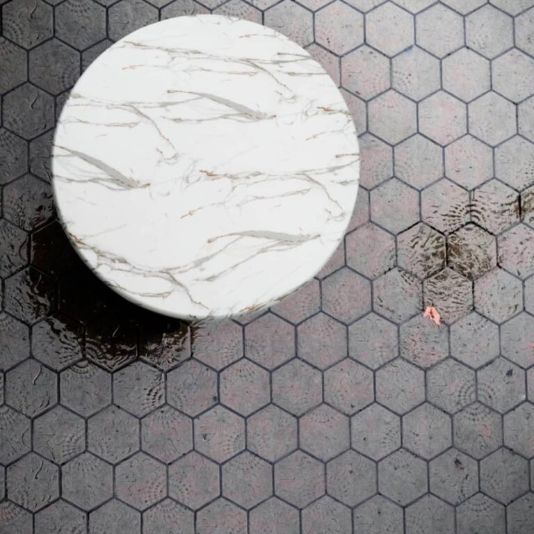 Tablero de mesa de MDF con acabado 3D efecto mármol Cover Marble ...