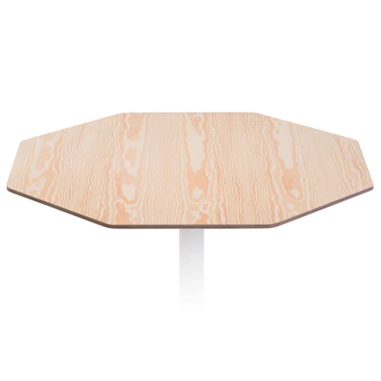 Tablero de mesa multilaminado de abedul con chapa natural de pino ...
