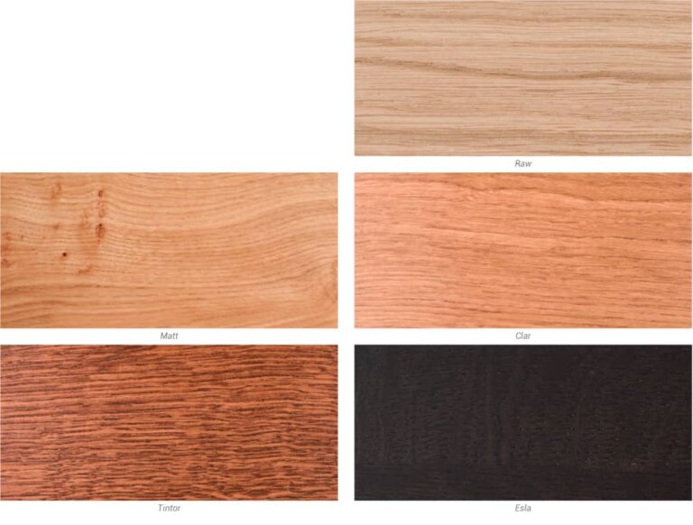 Tablero de mesa multilaminado de abedul con chapa natural de roble ...