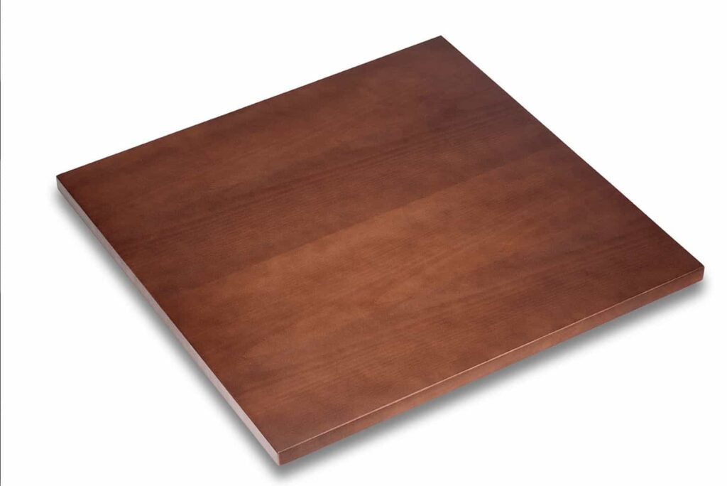 Tablero de mesa rechapado y canteado con madera natural H3 | Sitamon